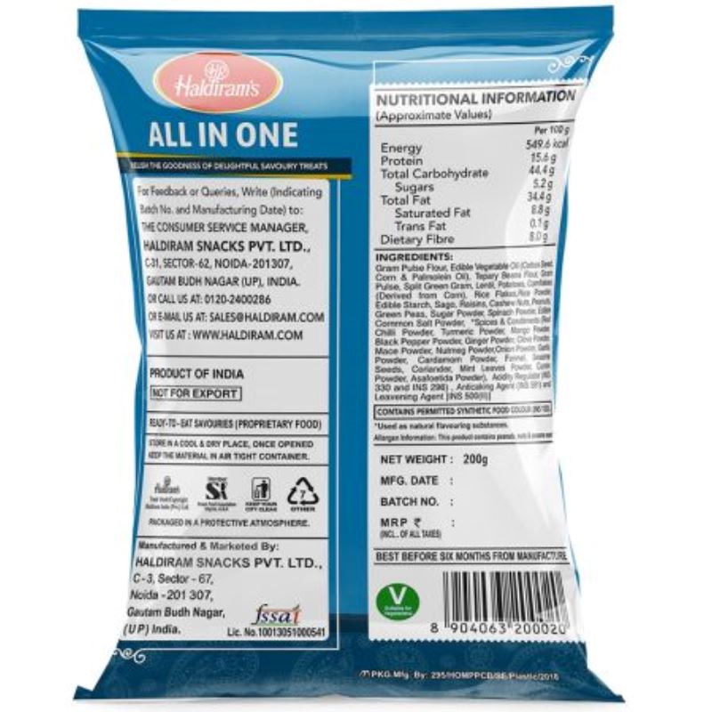 All in One 200g - Haldiram's – Baazwsh