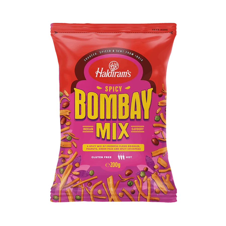 Bombay Mix (Spicy) 200g - Haldiram – Baazwsh