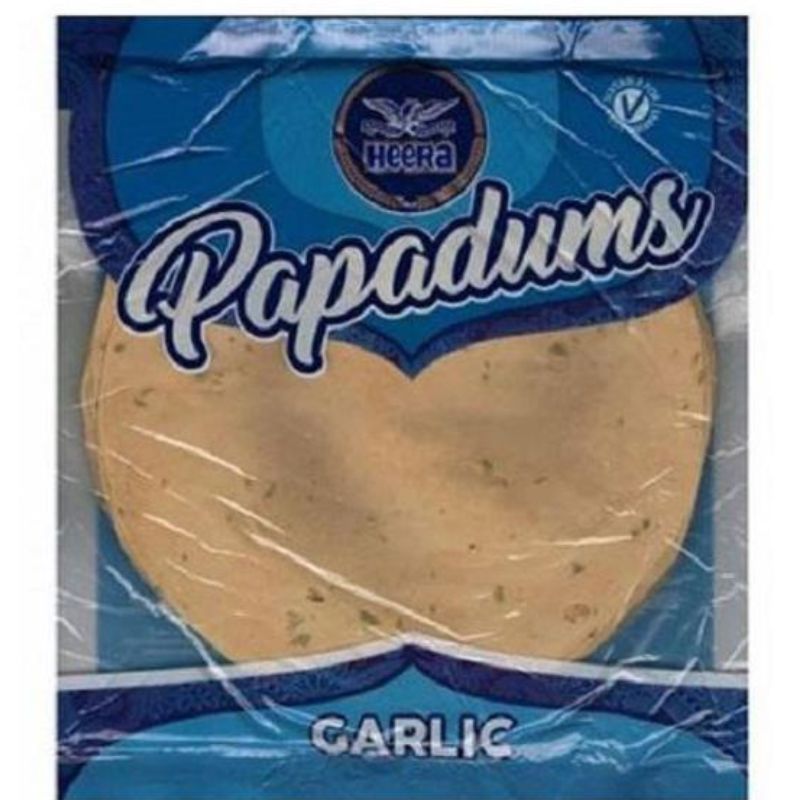 Lijjat Garlic Papad - House Of Raja`s Indian Superstore In Bolton