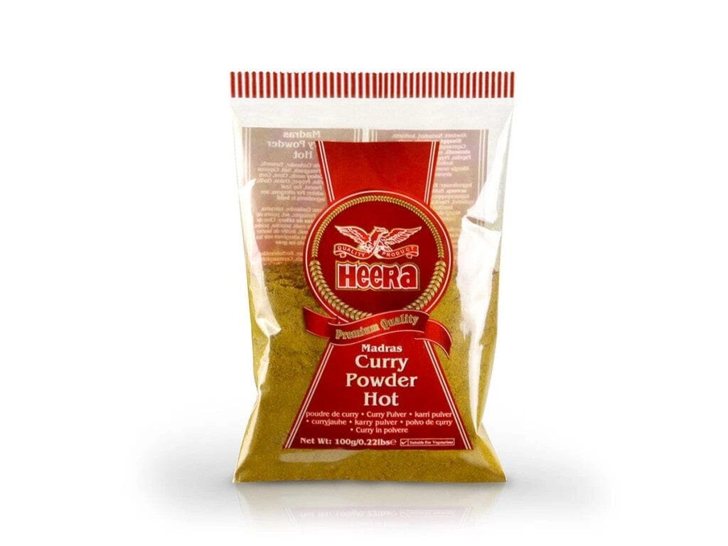 Hot Madras Curry Powder-100g - Heera – Baazwsh