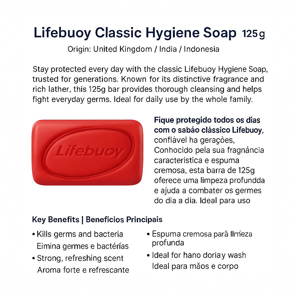 Lifebuoy Soap Bar 125g – Baazwsh